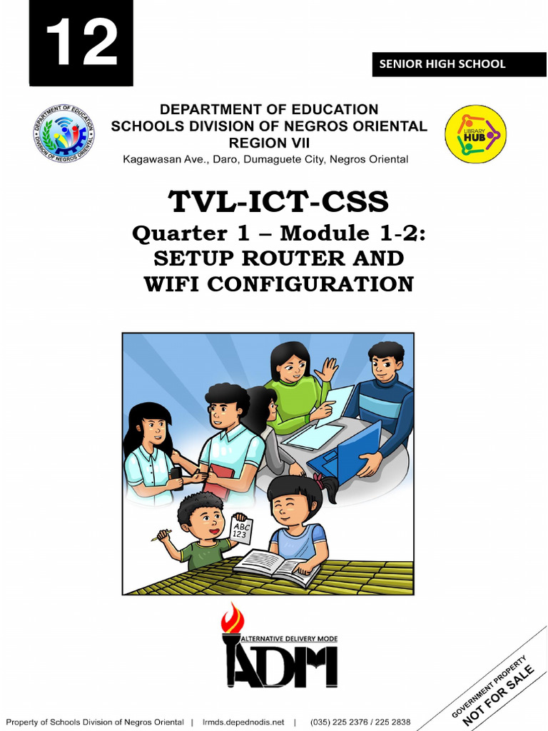 TVL ICT CSS 12 Q1 - Week 1 2 | PDF | Computer Network | Router (Computing)
