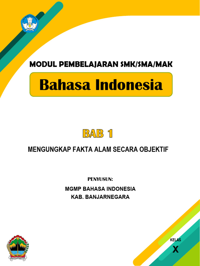 Bahasa Indonesia: Modul Pembelajaran Smk/Sma/Mak | PDF | Seni & Disiplin Bahasa