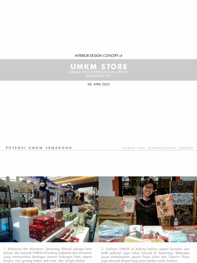 Umkm Store Ahmad Yani International Airport | PDF