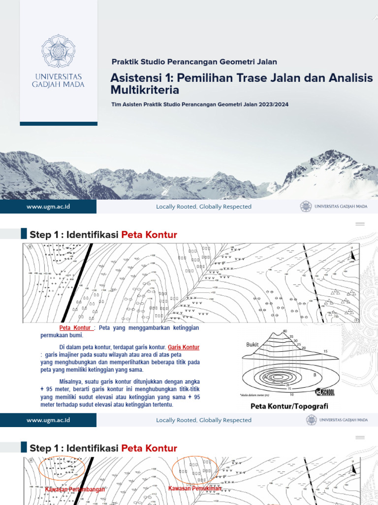 Pemilihan Trase Jalan dan Analisis Multikriteria | PDF | Seni ...