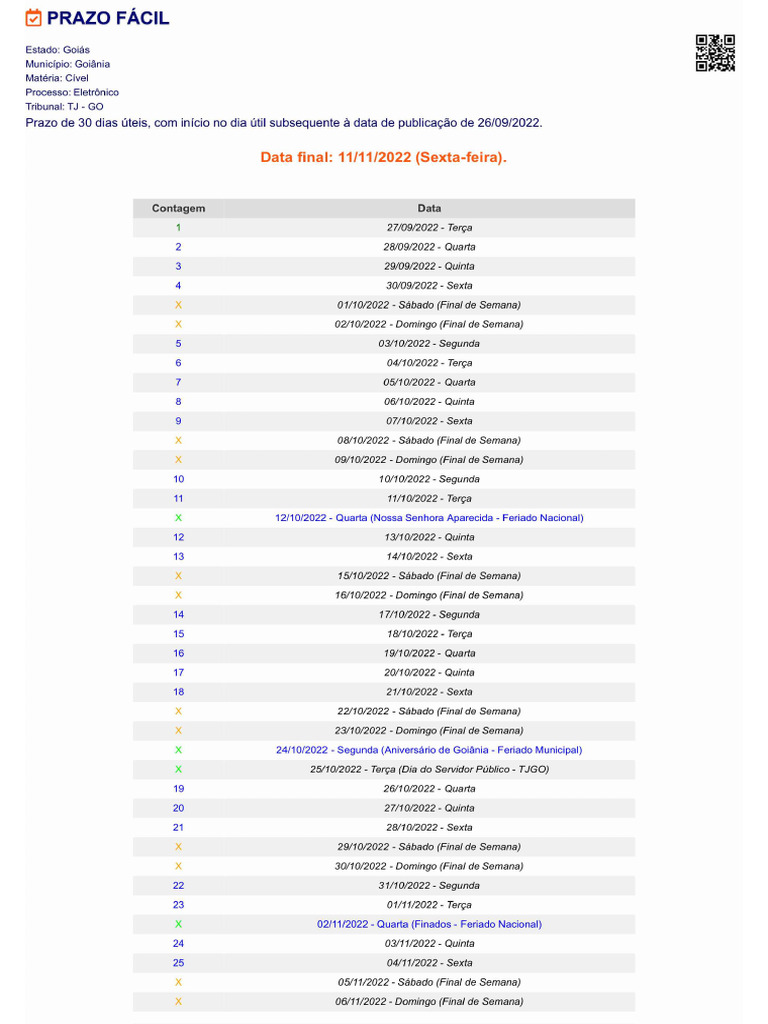 Prazo Fácil processamento | PDF