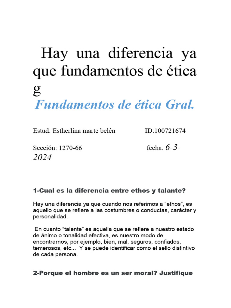 Etica Modulo 2 | PDF | utopía | Moralidad