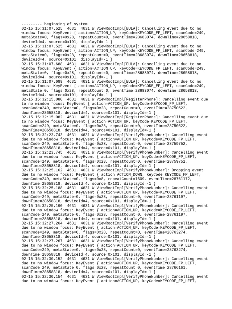 Logcat Pdf Java Programming Language Android Operating System 