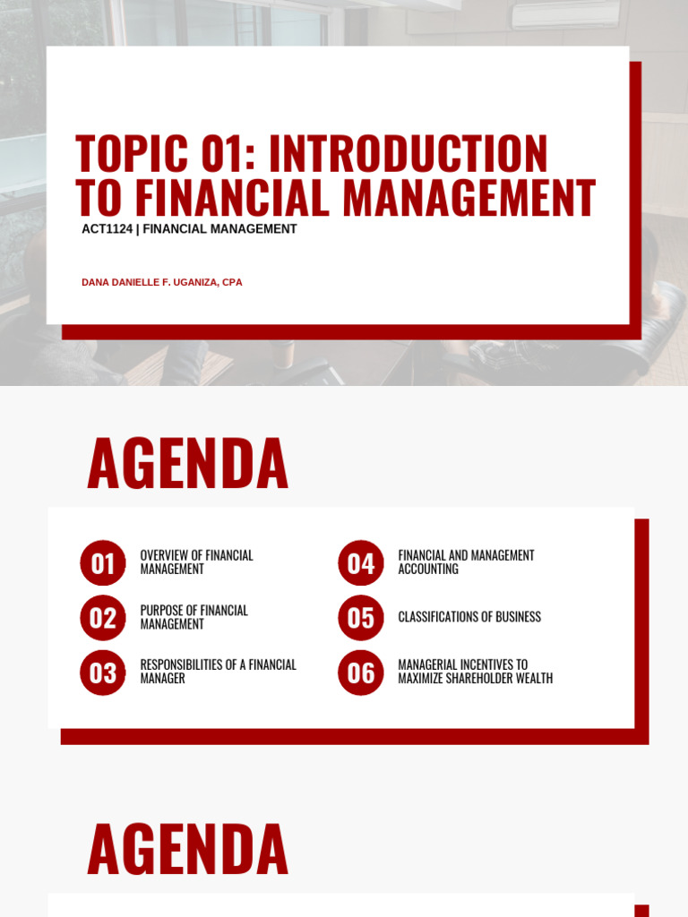 01 Introduction to FinMan | PDF | Financial Markets | Securities (Finance)