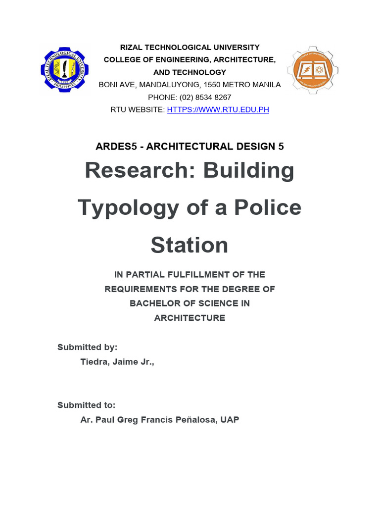 Police Station Research - Tiedra | PDF | Police | Crimes