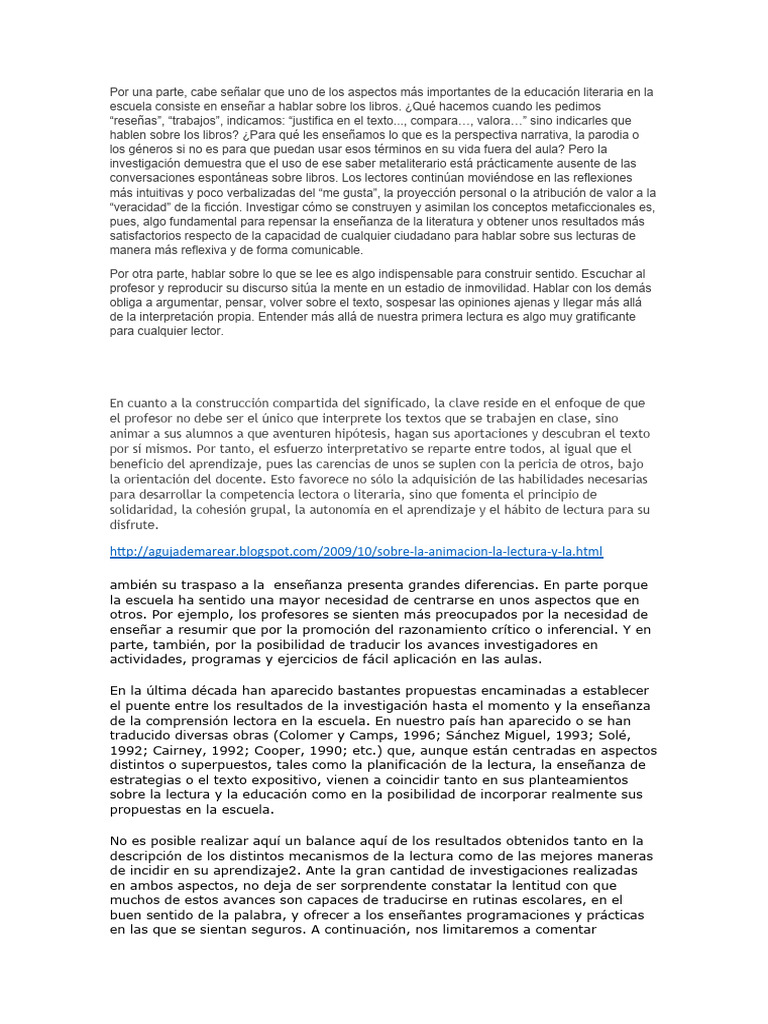 Cómo Evaluar La Lectura | PDF | Evaluación | Comprensión lectora