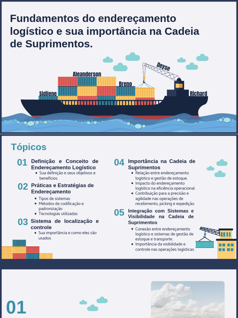 Cargo Ship Logistics Consulting by Slidesgo | PDF | Cadeia de suprimentos | Logística