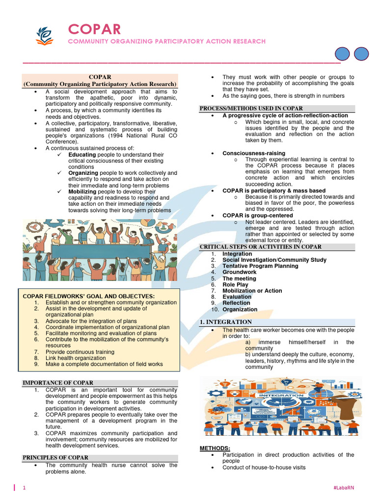 COPAR1 | PDF | Participatory Action Research | Evaluation
