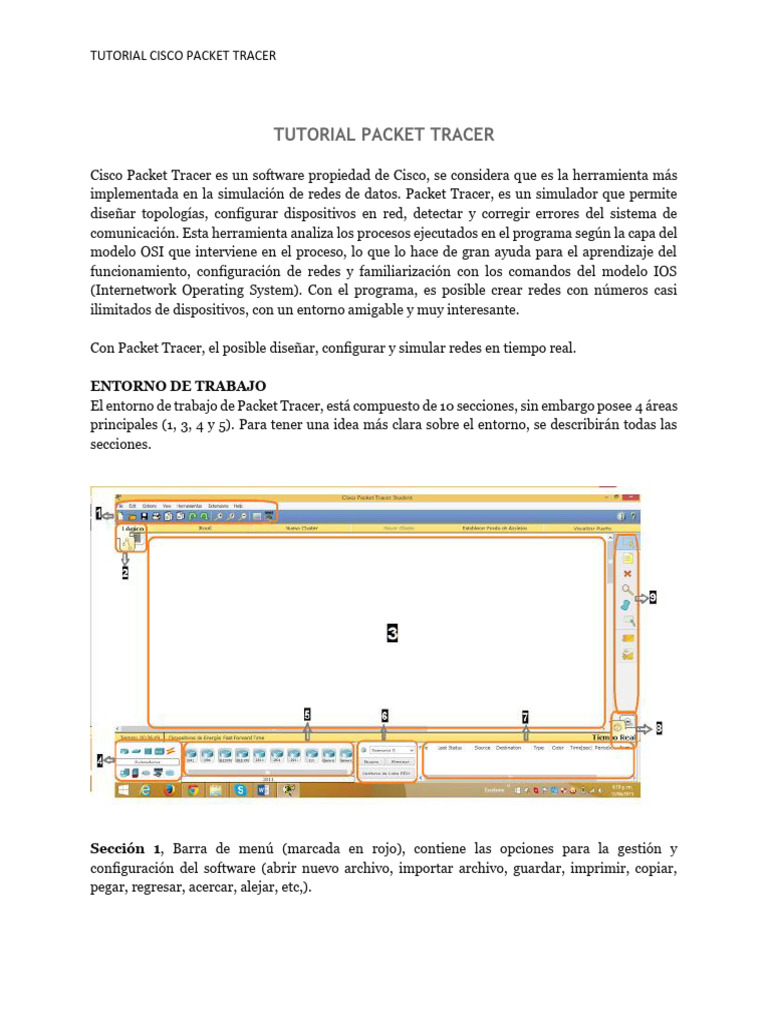 TUTORIAL PACKET TRACER | PDF | Red de computadoras | Dirección IP