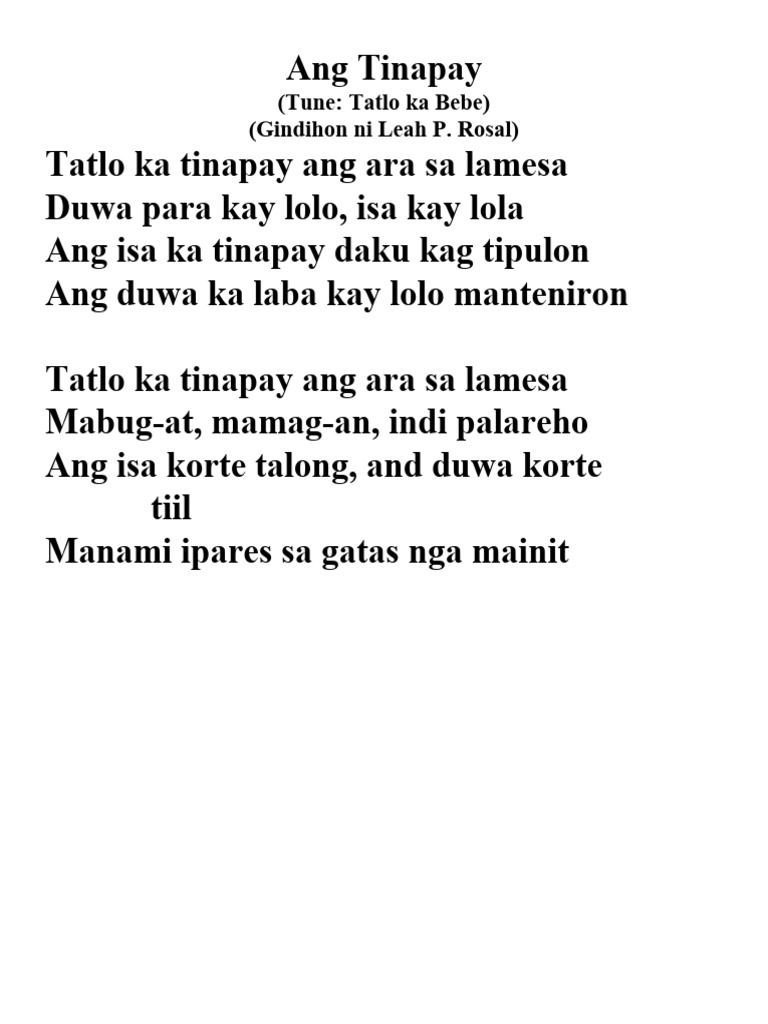 Ang Tinapay | PDF