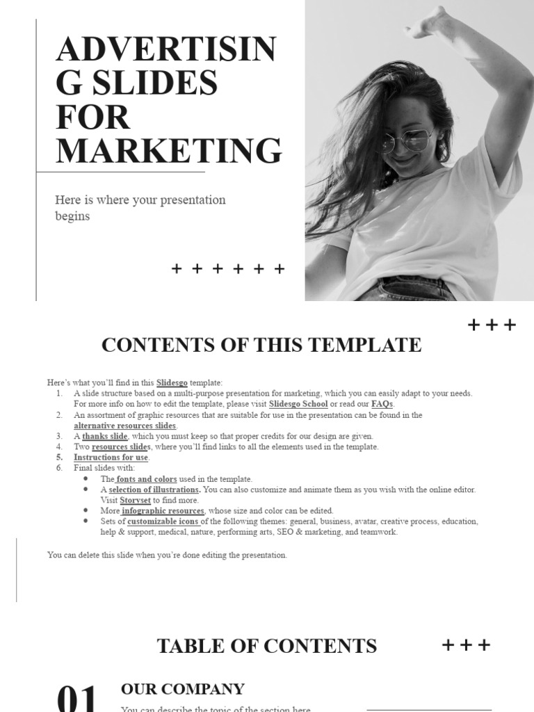 Marketing Presentation Template Slides | PDF | Planets | Solar System