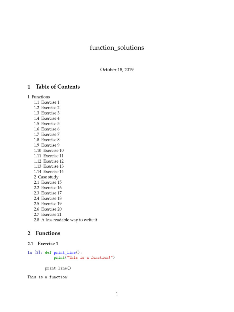 Function Solutions | PDF | Computer Programming | Computing Function Solutions | PDF | Computer Programming | Computing