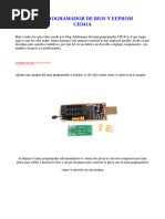 Guía CH341A: Programar BIOS y EEPROM | PDF | Bios | Impresora (Computación)