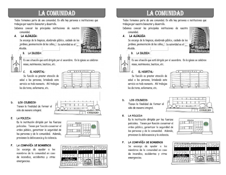 MI COMUNIDAD GRADO PRIMERO TEUSAQUILLO | PDF