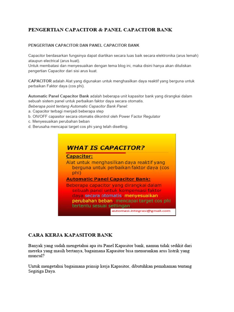 Capasitor Bank | PDF