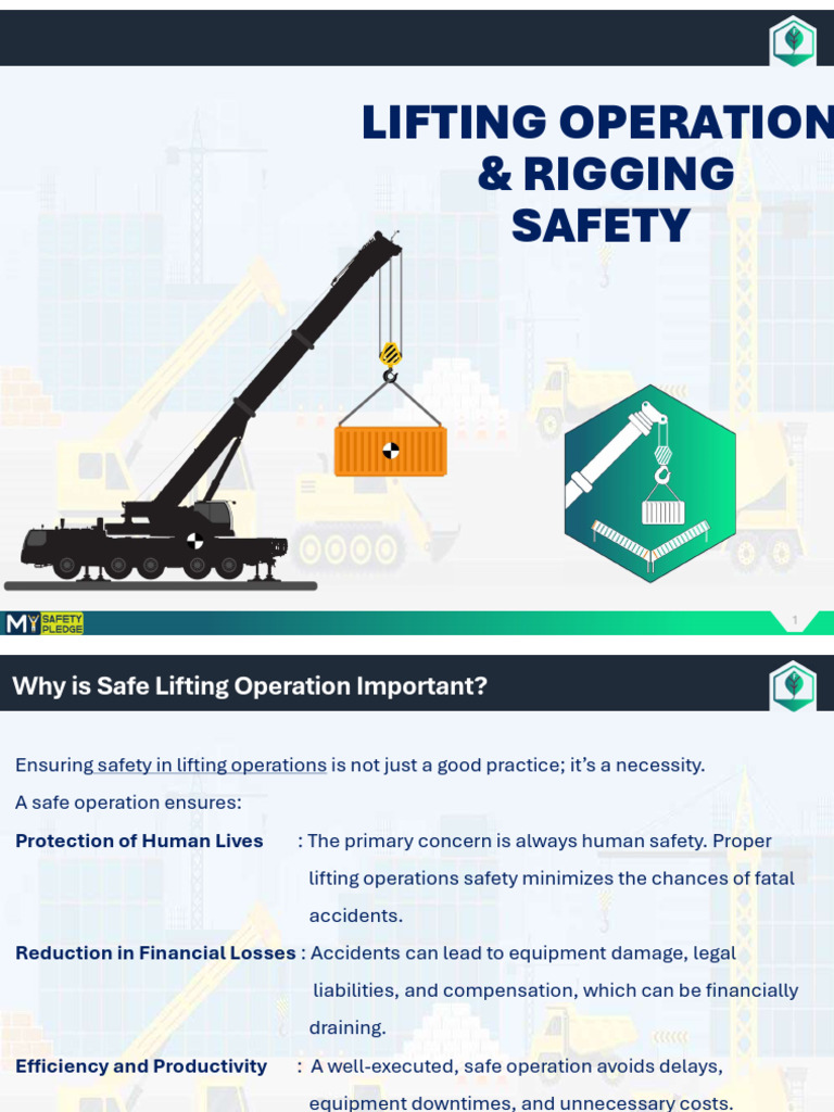 Lifting & Rigging Safety Guide | PDF | Crane (Machine) | Safety