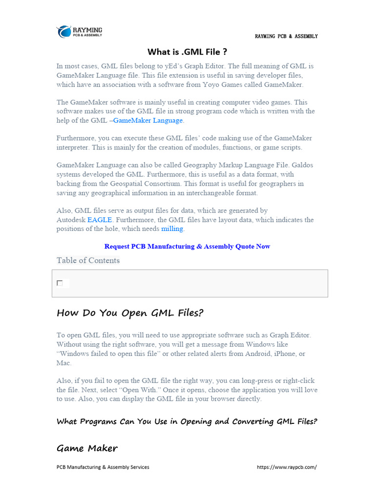 What Is .GML File | PDF | Computer Program | Programming