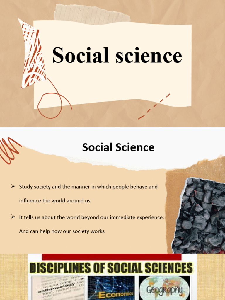 Socialscience Disciplines | PDF | Anthropology | Social Sciences