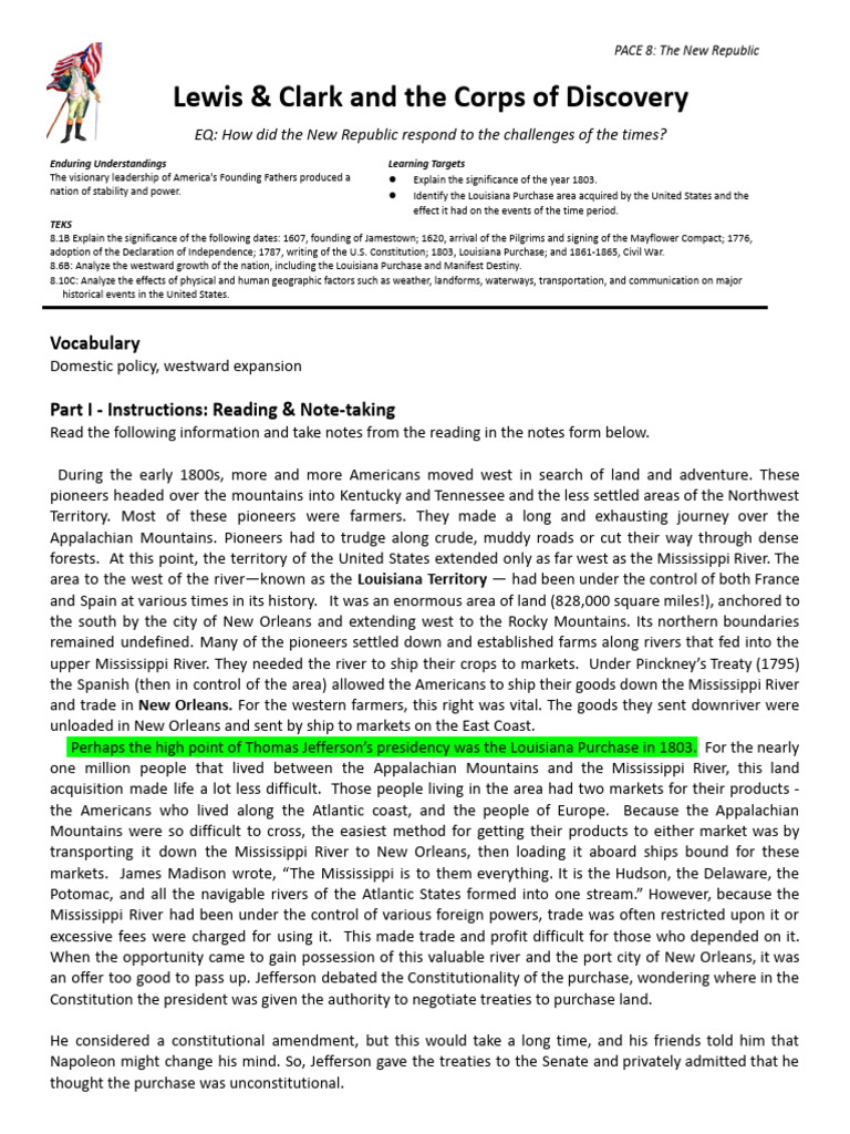 Ranveer Singh - 1-30 Lewis Clark and The Corps of Discovery | PDF ...