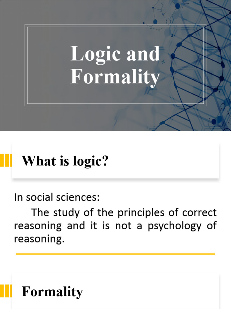2.5 Logic and Formality | PDF | Theorem | Mathematical Proof
