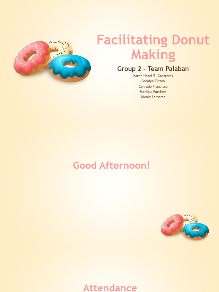 Donut Making Training Program Overview | PDF | Breads | Baking