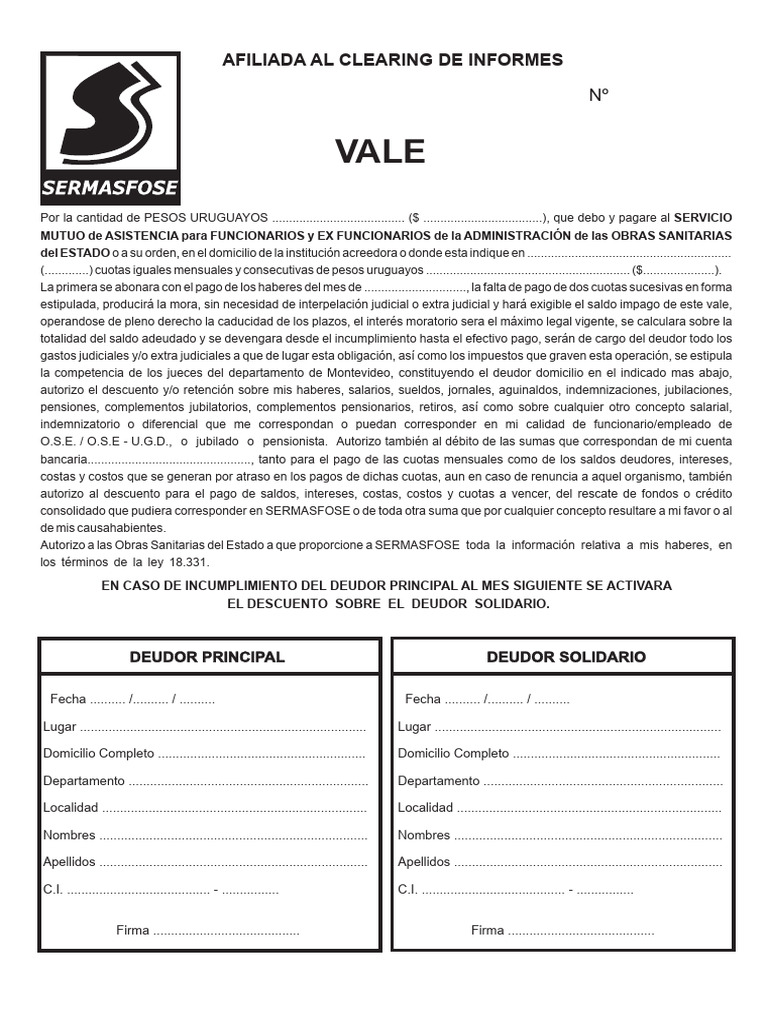 VALE(1) | PDF | Pagos | Jubilación