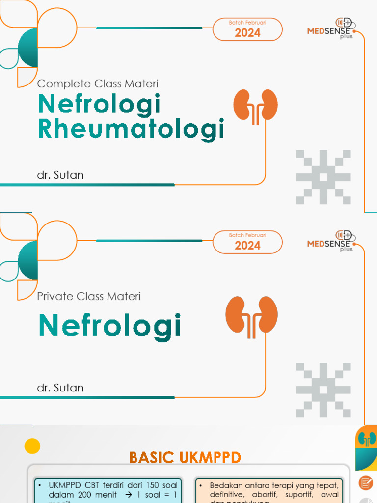Materi - Complete Class - Nefro Rheumato - DR - Sutan | PDF