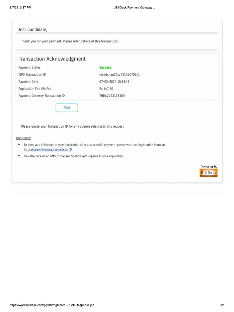 MSEDCL Print | PDF