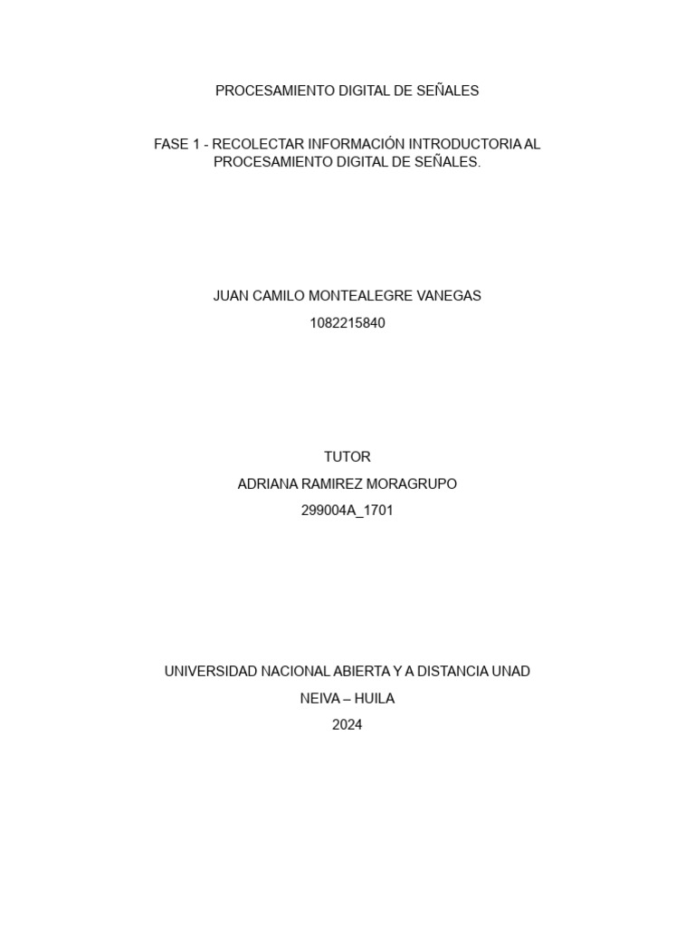 Tarea 1 - Camilo Montealegre | PDF | Circunvolución | Transformada de Fourier