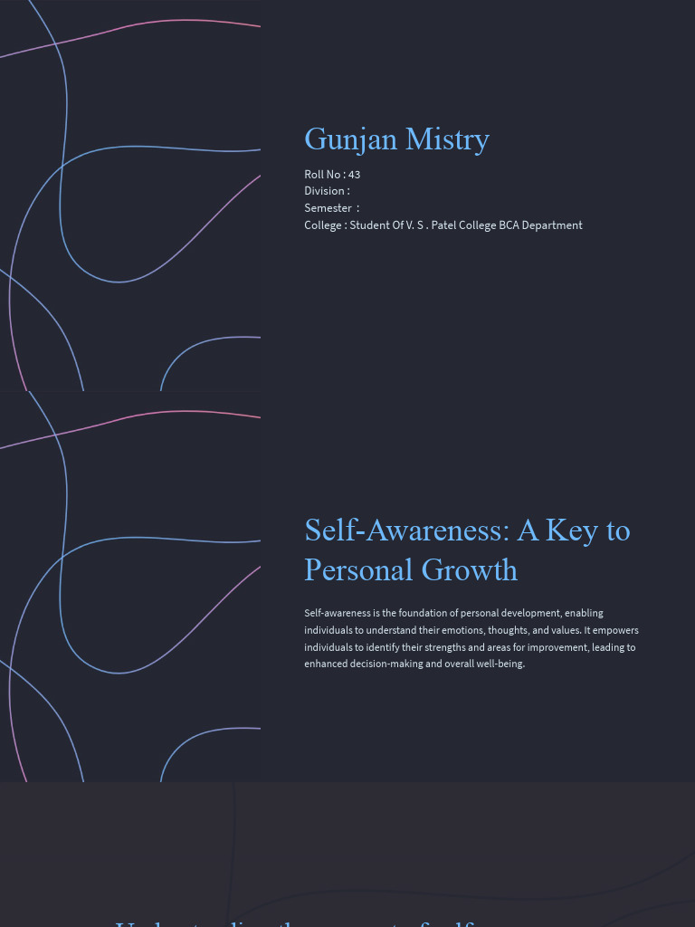 Self Awareness in Personality Development | PDF | Self Awareness | Empathy