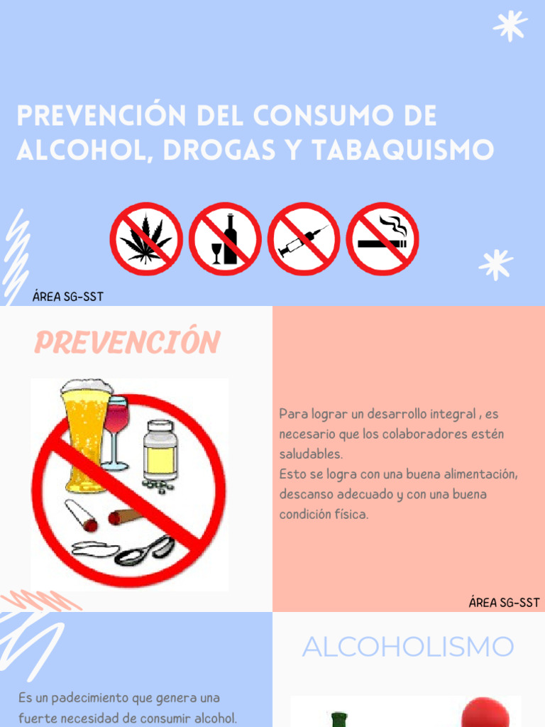 Prevención Del Consumo de Alcohol, Drogas y Tabaquismo | PDF | Drogas ...