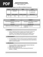2.3.b - Blood Transfusion Monitoring Chart | PDF