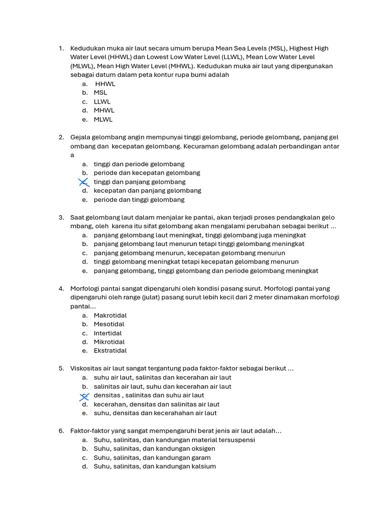 Latihan Oseano | PDF | Ilmu Sosial