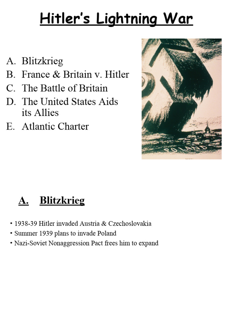 Lesson+1 Hitlers Lightning War | PDF | Allies Of World War II | Adolf ...
