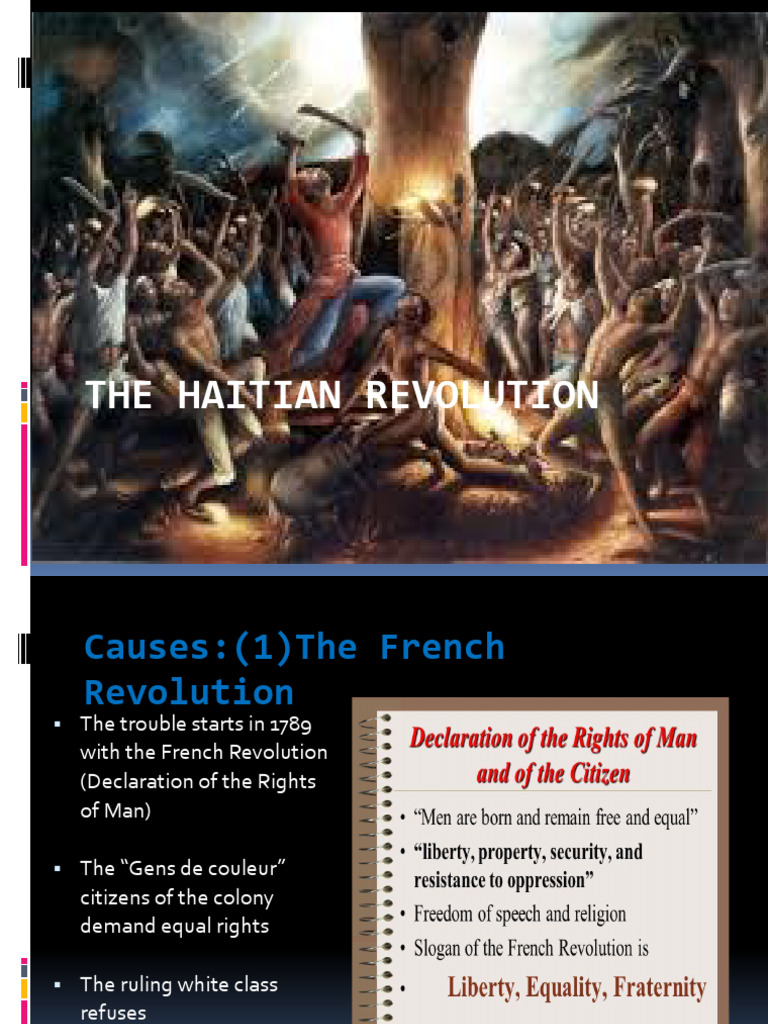 The Haitian Revolution | Download Free PDF | Abolitionism | Slavery