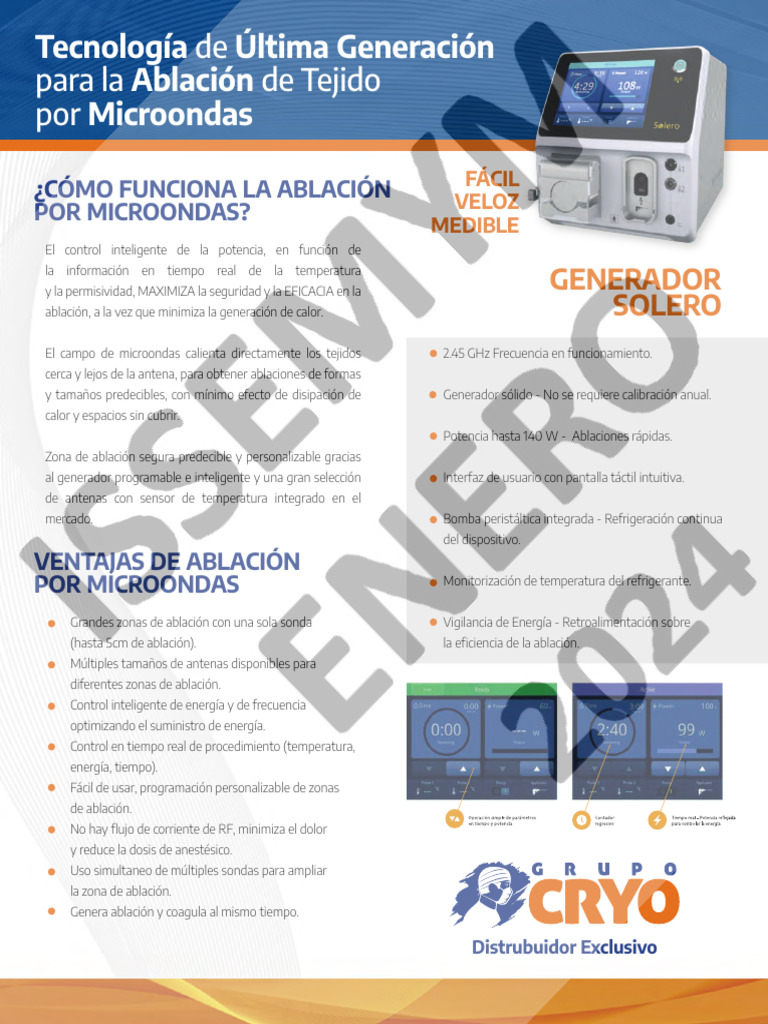 Ablación por Microondas: Tecnología Avanzada | PDF | Microondas | Ablación