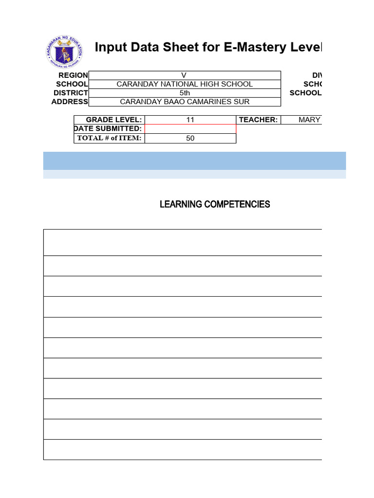 Modified Electronic TOS v.1.0 - (Protected Version 150 Students) | PDF ...