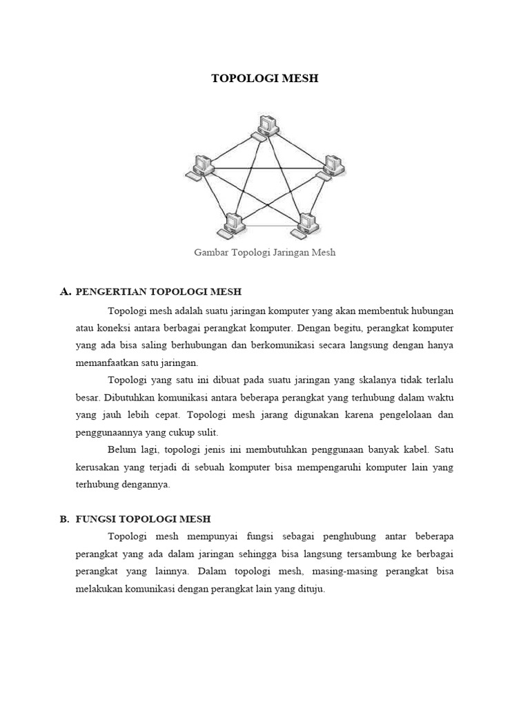 Topologi Mesh | PDF
