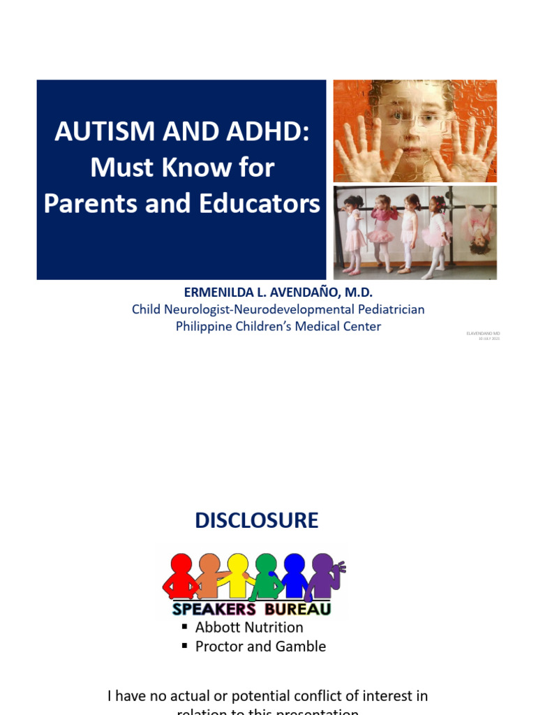 Autism and Adhd Handouts - Avendano PDF | PDF | Autism Spectrum ...