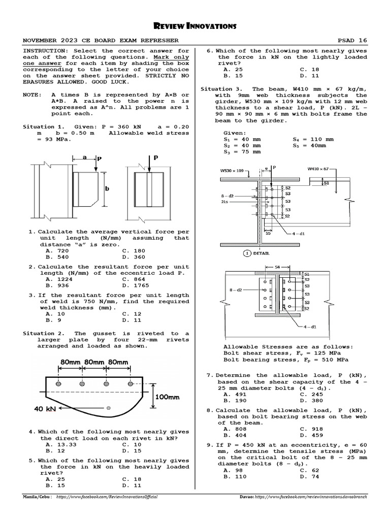 Psad - 16 | PDF | Stress (Mechanics) | Bending