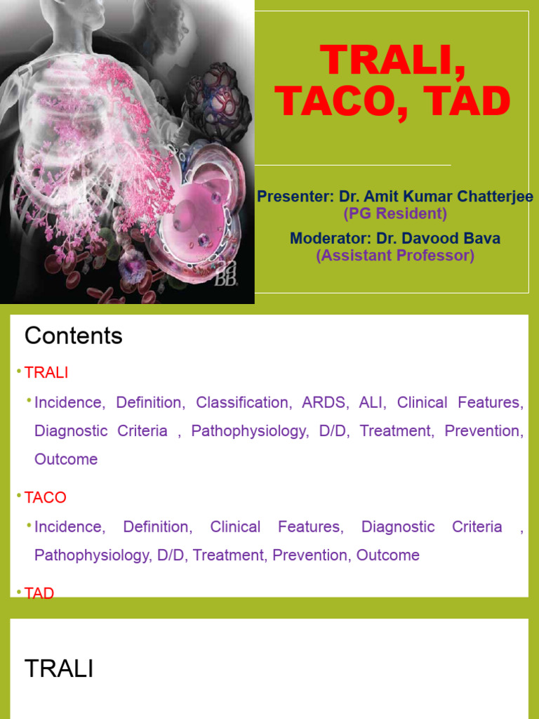 Trali, Taco and Tad | PDF | Clinical Medicine | Medical Specialties
