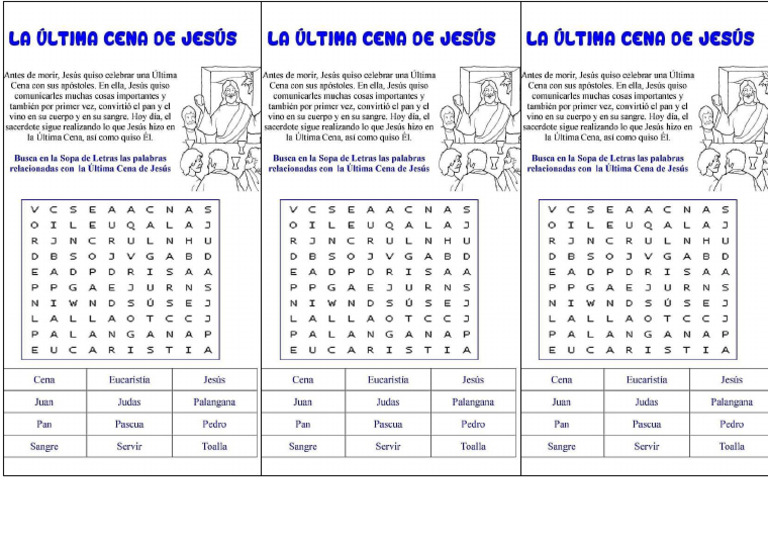 Actividad de Semana Santa | PDF