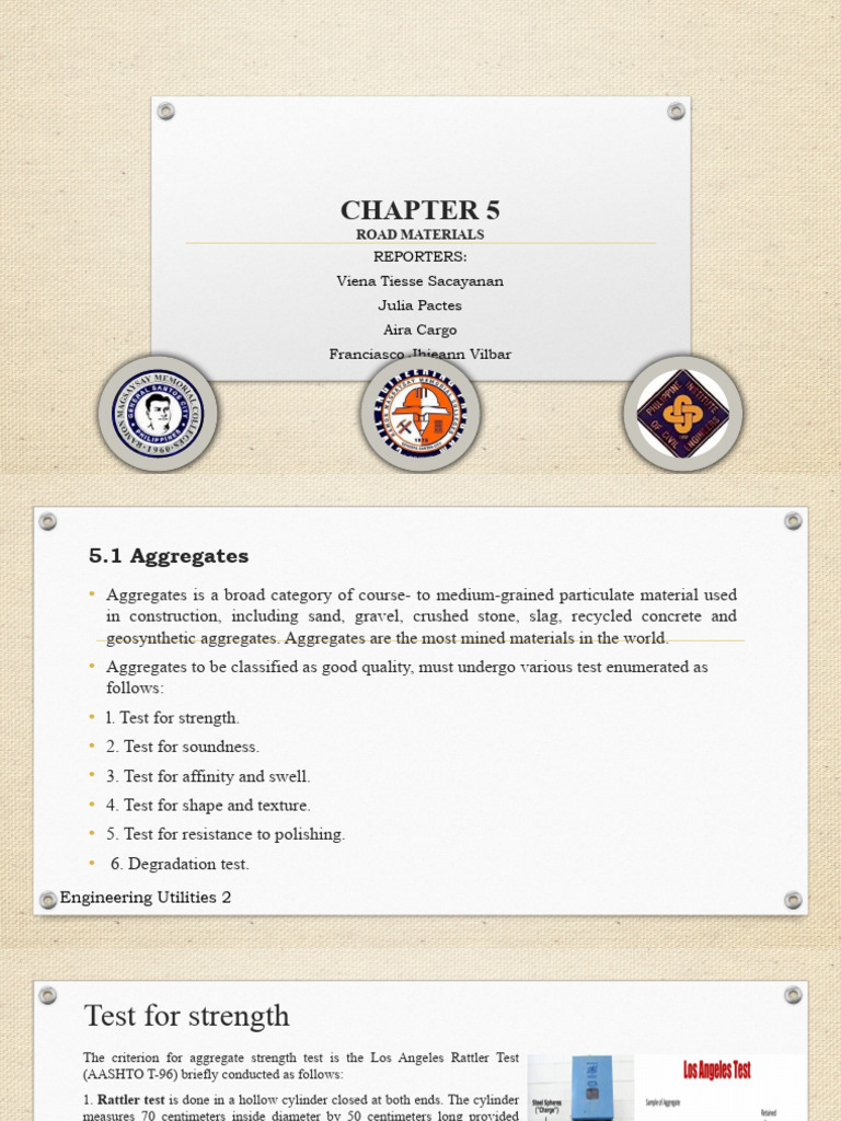 Chapter 5 Road Materials Pdf Road Surface Concrete