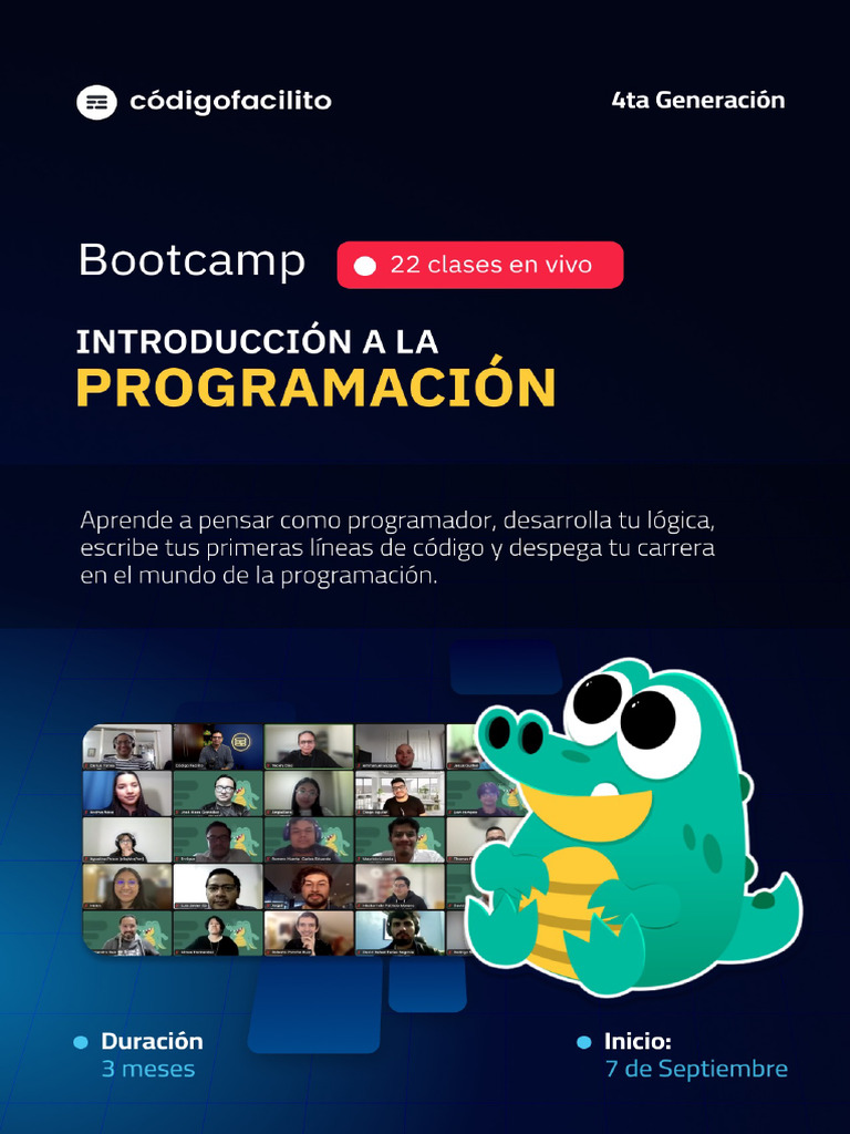 Bootcamp IntroProgramacion 4tagen CodigoFacilito | PDF Bootcamp IntroProgramacion 4tagen CodigoFacilito | PDF