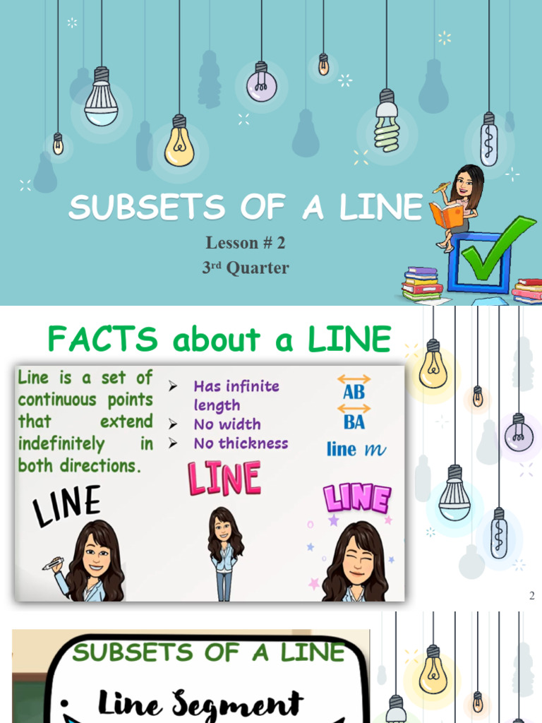 q3 Subsets of A Line | PDF | Color | Blue
