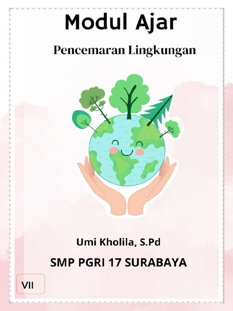 Modul Pencemaran Lingkungan Kelas VII | PDF | Pengembangan Diri