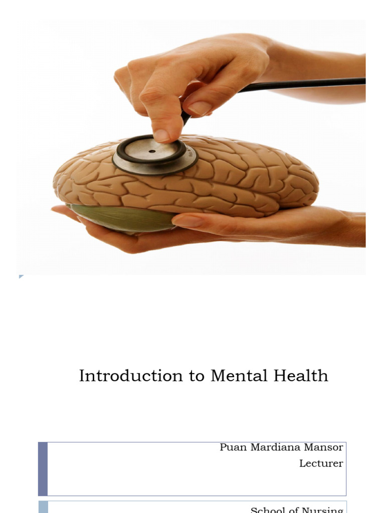 Introduction Mental | PDF | Stress (Biology) | Mental Health