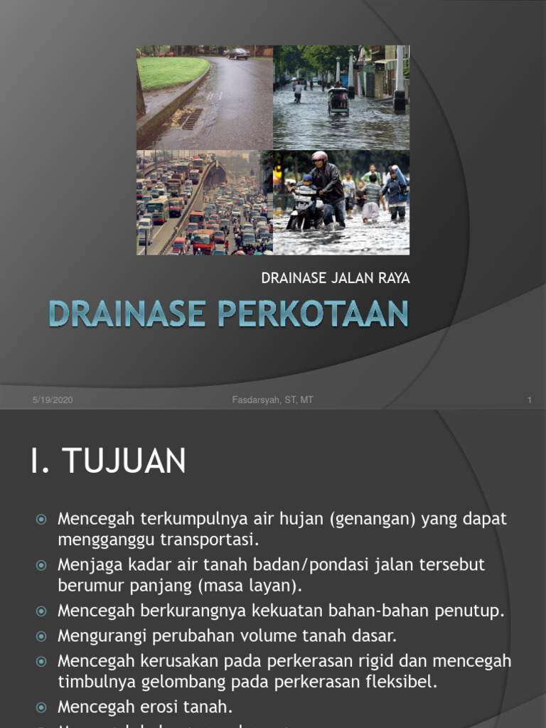 Sistem Drainase Jalan Raya Efektif | PDF