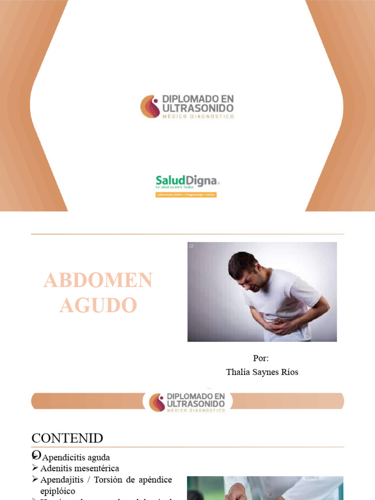8. Abdomen Agudo | PDF | Abdomen | Riñón