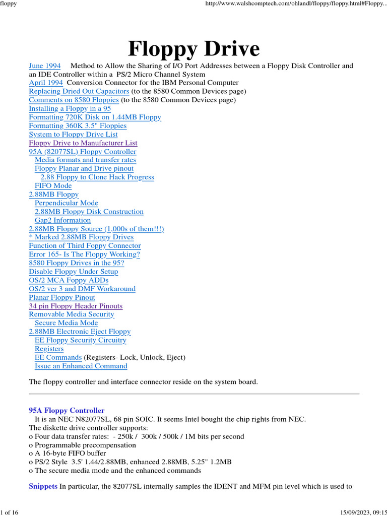 Floppy Drive | Download Free PDF | Floppy Disk | Office Equipment